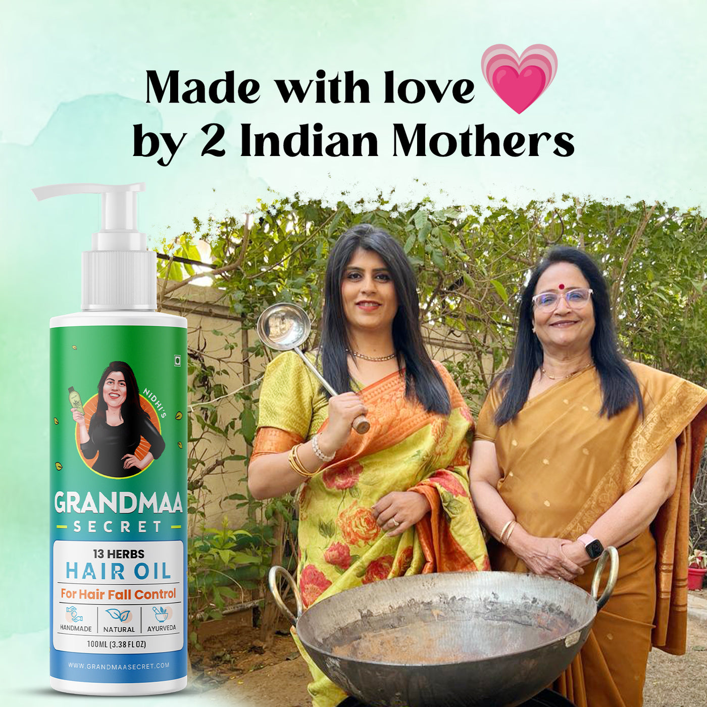 Buy 13 Herbs Hair Oil for Hair Fall Control & Healthy Hair Growth – 100mL