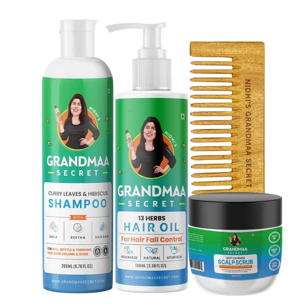 Buy Hair Care Combo Pack Online | Grandmaa Secret
